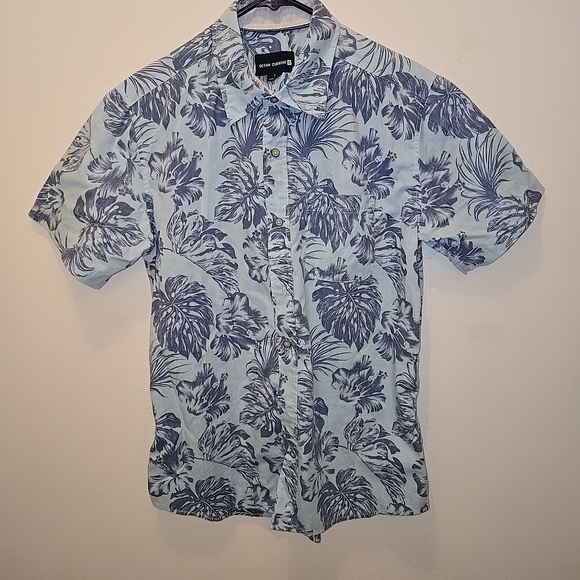 Ocean Current | Shirts | Ocean Current Blue Casual Button Down Shirt ...